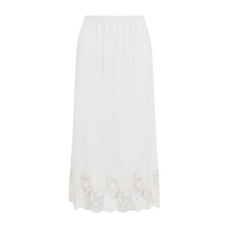 Alberta Ferretti Midi Skirts - - Skirts - Damen - Wei&szlig; - S