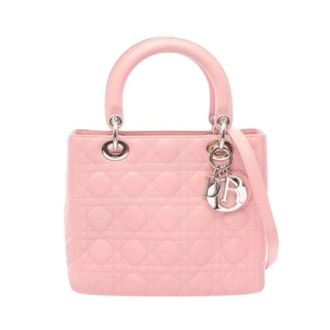 Dior Pre-owned Cuir sacs-dior - Femme - Pre-owned - Rose - Taille: ONE Size