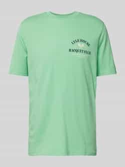 Lyle & Scott T-Shirt mit Statement-Label-Print