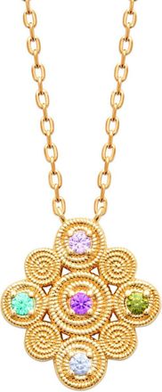 Brillaxis Collier spirales multicolores