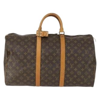 Louis Vuitton unisex, Pre-owned, Brun, Taille: ONE Size Sac Week-end Pre-owned en Toile