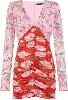 Rotate Robe courte fronc&eacute;e