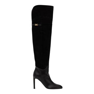 Elisabetta Franchi Overknee-Stiefel - - Shoes - Damen - Schwarzk - 40 EU