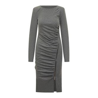 Pinko Pinko, Femme, Robes, Gris, Taille: 38 FR Almundena Dress