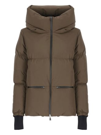 Herno Gesteppte Kapuzenjacke - Braun