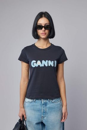 Ganni Basic Cotton Jersey Baby Fit Ganni