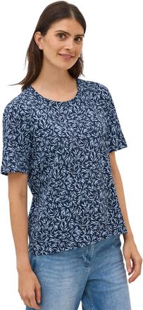 Cecil Damen Gemustertes Basic T-Shirt