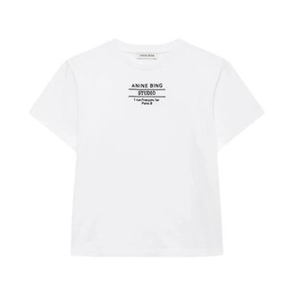 Anine Bing T-shirts - Femme - Tops - Blanc - Taille: 38 FR