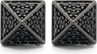 Eddie Borgo Pav&eacute; Pyramid tennis bracelet - Schwarz