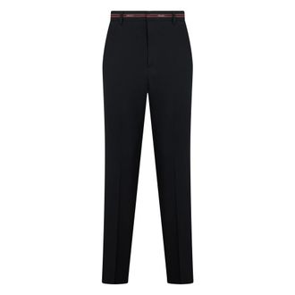Gucci Wollhose mit hohem Bund - - Trousers - Damen - Schwarzk - S