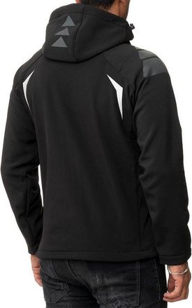 Geographical Norway Softshelljacke Herren Regular Fit Jacke batechno men Wind- und wasserabweisend mit abnehmbarer Kapuze