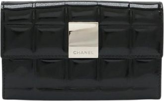 Chanel Porte-monnaie en cuir verni doccasion - Femme - Pre-owned - Noir - Taille: ONE Size