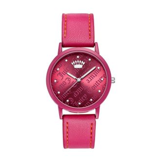 Juicy Couture Femme, Accessoires, Rose, Taille: ONE Size Montre analogique en quartz rose Polipriel