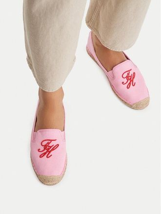 Tommy Hilfiger Espadrilles Th Script Summer Espadrille FW0FW09240 Rosa
