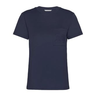 Max Mara Rundhals-T-Shirt - - Tops - Damen - Blau - M