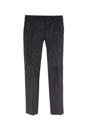 Joseph Black Coleman Leather Trousers Size XS