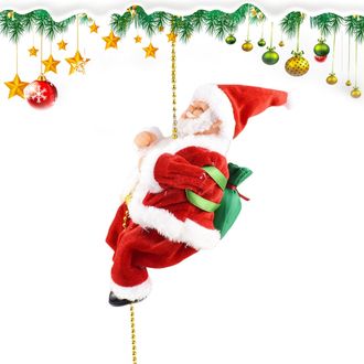 Generico Weihnachtsmann mit Musik, Weihnachtsdekoration, batteriebetrieben, dekorativ, f&uuml;r Zuhause, Hotel, B&uuml;ro, Wohnzimmer, Schlafzimmer, Arbeitszimmer, Einga