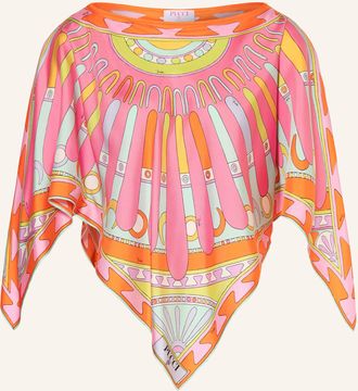 Pucci Blusenshirt Aus Seide Mit 3/4-Arm rosa