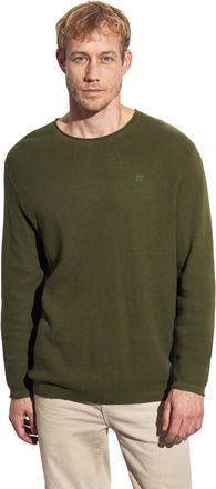 Street One Men Herren Rundhals Strukturpullover