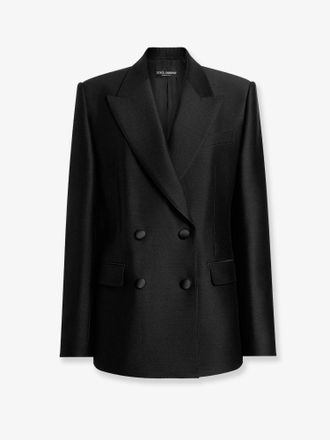 Dolce & Gabbana Double-breasted faille blazer - DOLCE & GABBANA - gender_Woman