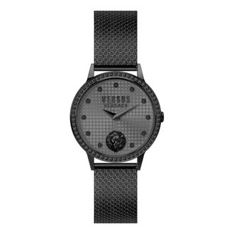 Versus Femme, Accessoires, Noir, Taille: ONE Size Montre Femme Crystal Strandbank