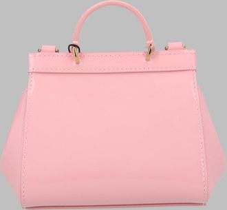 Dolce & Gabbana Girls Shoulder Bag Vernice Pink Calf Leather
