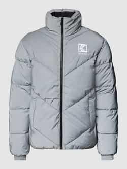 Karl Kani Steppjacke mit Stehkragen und Label-Stitching