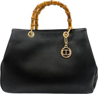 Twinset PU Handbag - - Bags - Damen - Schwarzk - ONE SIZE