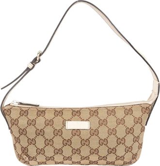 Gucci Crossbody Bags - Gucci GG Monogram Boat Handbag - Gr. unisize - in Braun - f&uuml;r Damen