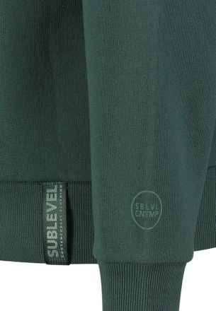 Sublevel Hoodie Moderner Schnitt mit Kapuze und Kordelzug Print-D-Hood