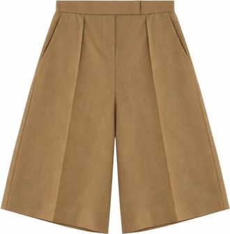 Max Mara Bermuda - Femme - Shorts - Beige - Taille: 38 FR