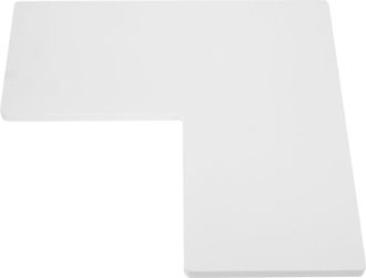 SOLUSTRE Perforationsfreies Eckregal aus Wei&szlig;em PVC 30X14X30cm Wandhalterung f&uuml;r Wohnzimmer Schlafzimmer Badezimmer Vielseitiges Aufbewahrungswandregal f&uuml;r Dek