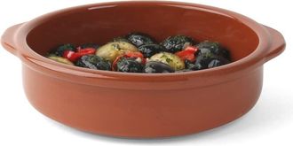 Holst Porzellan ME 118 Keramikschale 18 cm Mediterrano braun m. Laffe, 20 x 17.8 x 4.9 cm