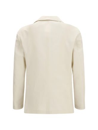 Lardini Mens Single-Breasted Blazer 150 Cotton; Silk Blazers E Vests