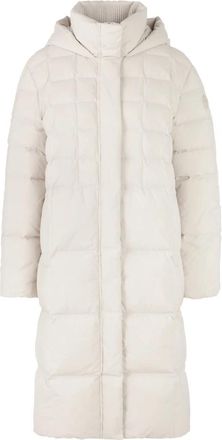 Marc Cain Daunen Steppmantel mit Kapuze - - Coats - Damen - Wei&szlig; - XL
