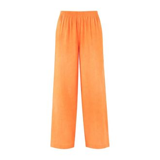 Ermanno Scervino Elastische Palazzo-Hose - - Trousers - Damen - Orange - S