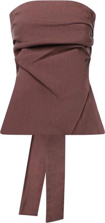 ottod'Ame Femme, Tops, Brun, Taille: 40 FR Hauts sans manches
