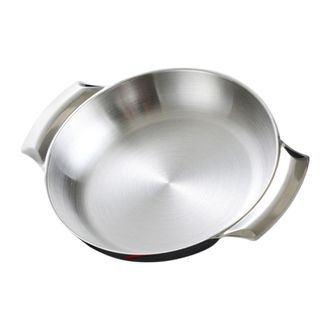 Holibanna Edelstahltablett Aus Serviertablett F&uuml;r Snacks Obst Und Speisen Leicht Und Langlebig F&uuml;r K&uuml;che Und Zuhause Praktische Lagerung Und Servierplatte