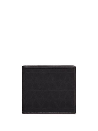 Valentino Garavani Portemonnaie mit Toile Iconographe-Muster - Schwarz