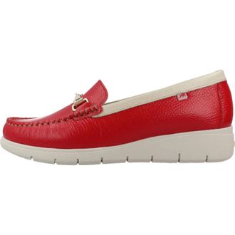 Fluchos 2421F Mocasines - Femme - Chaussures - Rouge - Taille: 38 EU