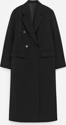 Arket Schmaler Mantel -Schwarz