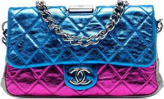 Chanel Hobo Bags - Multicolor Quilted Metallic Calfskin Modern Chain - Gr. unisize - in Bunt - f&uuml;r Damen