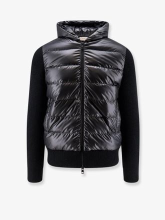 Moncler Down Jacket with virgin wool inserts - MONCLER - gender_Man