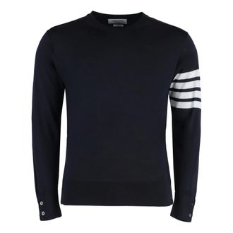 Thom Browne Herren, Strickwaren, Blau, MGröße