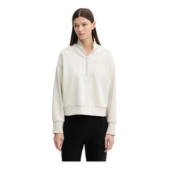 Joseph Ribkoff Scuba Jersey Boxy Sweatshirt - - Sweatshirts & Hoodies - Damen - Beige - 2XL