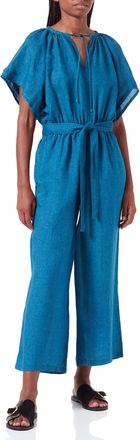 s.Oliver Womens Overall 3/4, Dark Teal Melange, 44