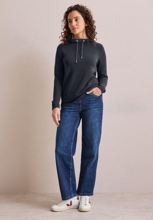 Cecil Langarmshirt aus softem Materialmix