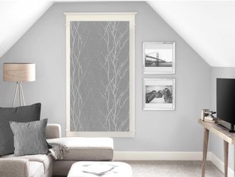 Soleil d'Ocre Liane Gebrochen Vize, Segel, Polyester, Grau, 60 x 160 cm