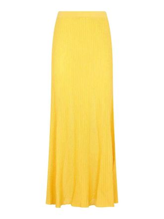 Gabriela Hearst Jupe Midi - Jaune