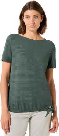 Cecil Damen B323067 Strukturshirt mit Knoten, Balmy Khaki, XXL